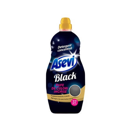 Detergent lichid pentru rufe negre, Asevi Nero, 1.5 l, 37 spalari - eMAG.ro
