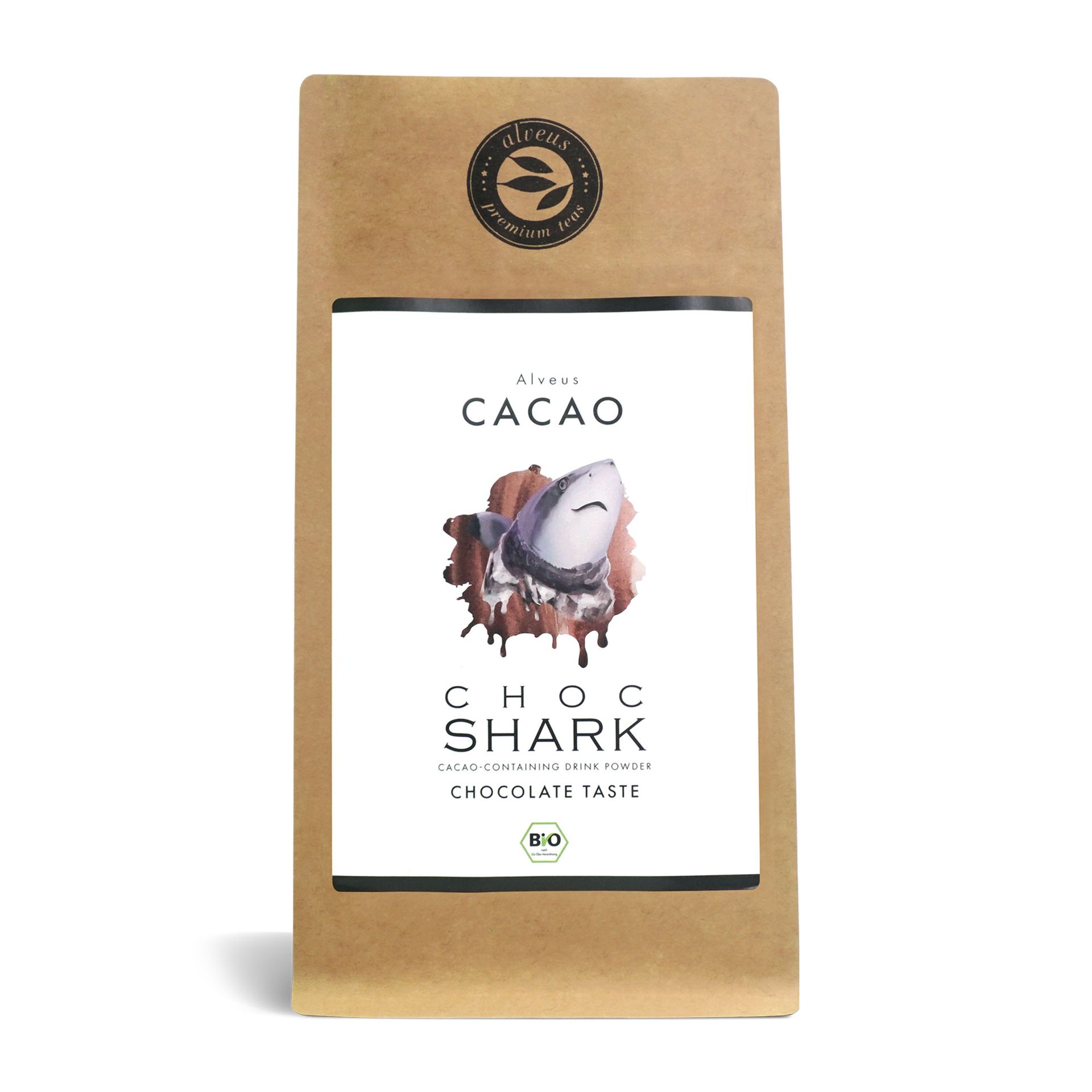 Cacao ecologica pudra Choc Shark Cacao Alveus Chocolate Taste125g plic ...