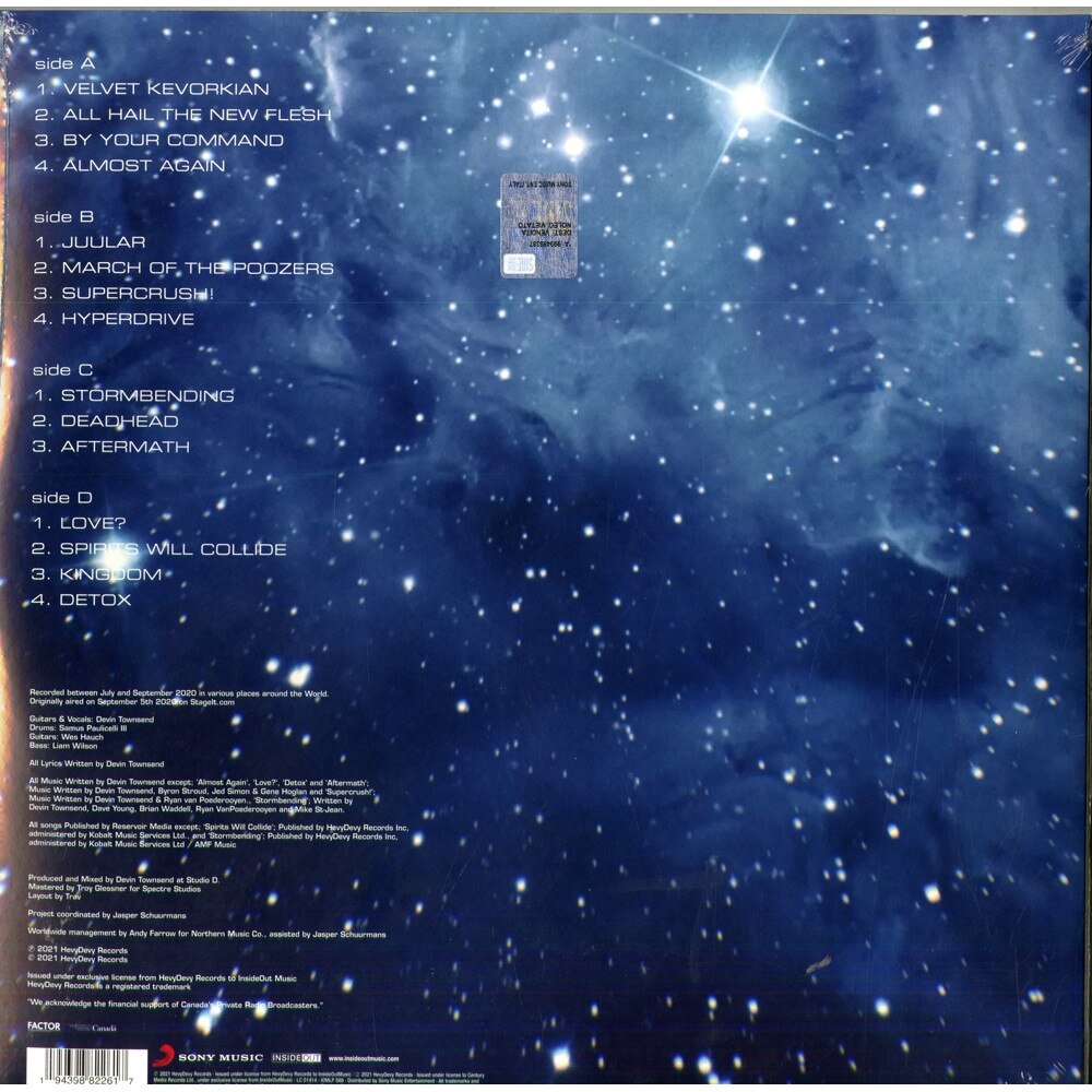 Devin Townsend - Devolution Series #2 : Galactic Quarantine [Gatefold ...