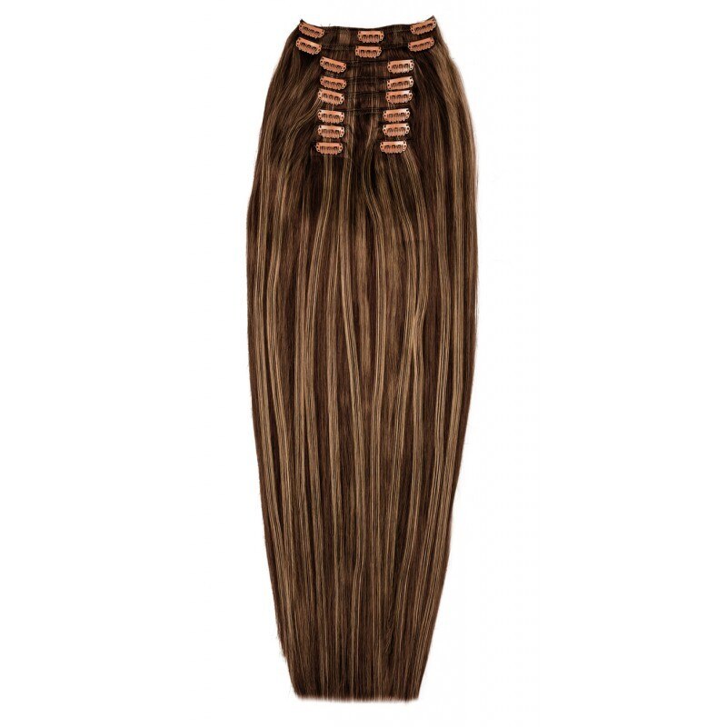 Extensii Par Natural Clip-On Saten Inchis Suvitat - Luxe 50 cm - eMAG.ro