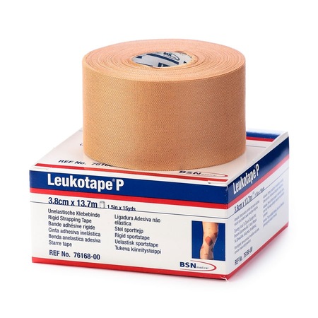 Bandaj adeziv rigid de fixare Leukotape P cu oxid de zinc, 3.8 cm x 13. ...