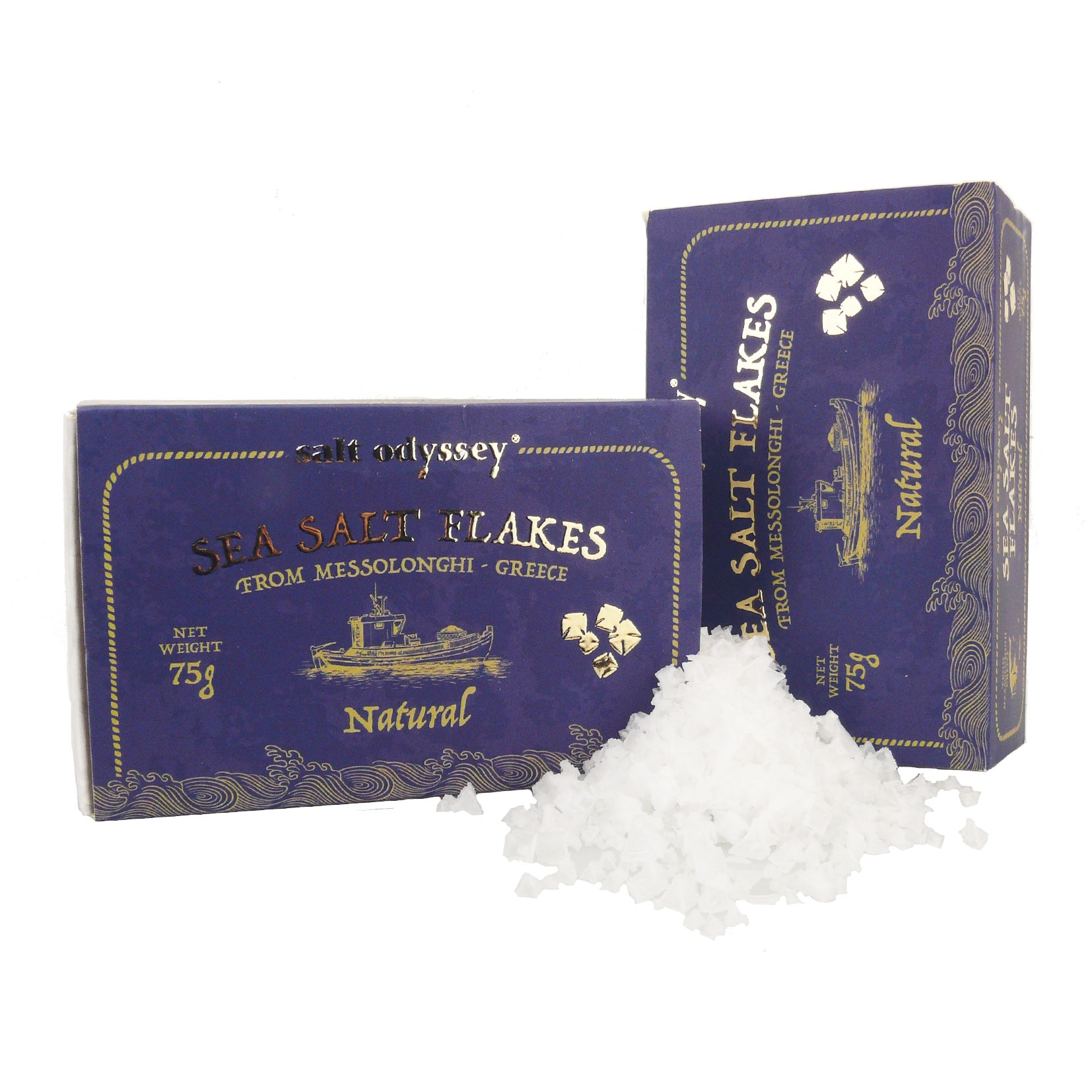 Fulgi sare de mare naturala - 75g - eMAG.ro