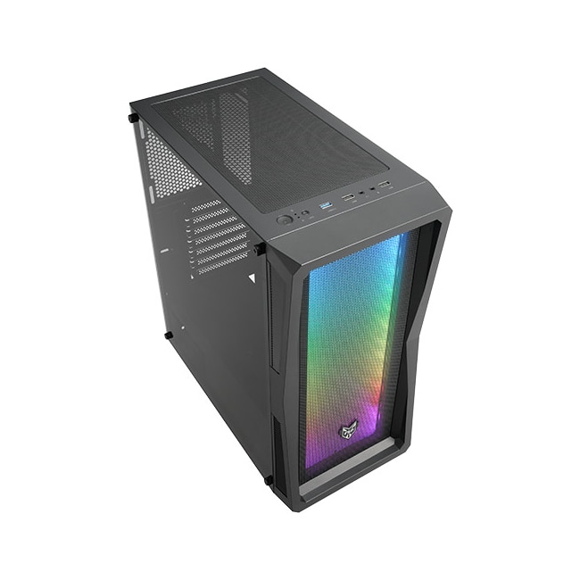 Carcasa FSP CMT212 ARGB TG Mid-Tower, Negru - eMAG.ro