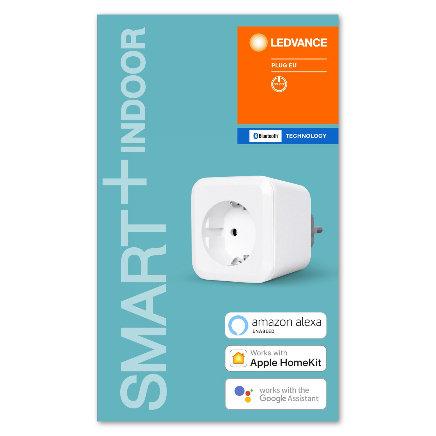 Смарт контакт Ledvance Smart, Plug EU, Bluetooth, 3680 W, 16 A, IP20 ...