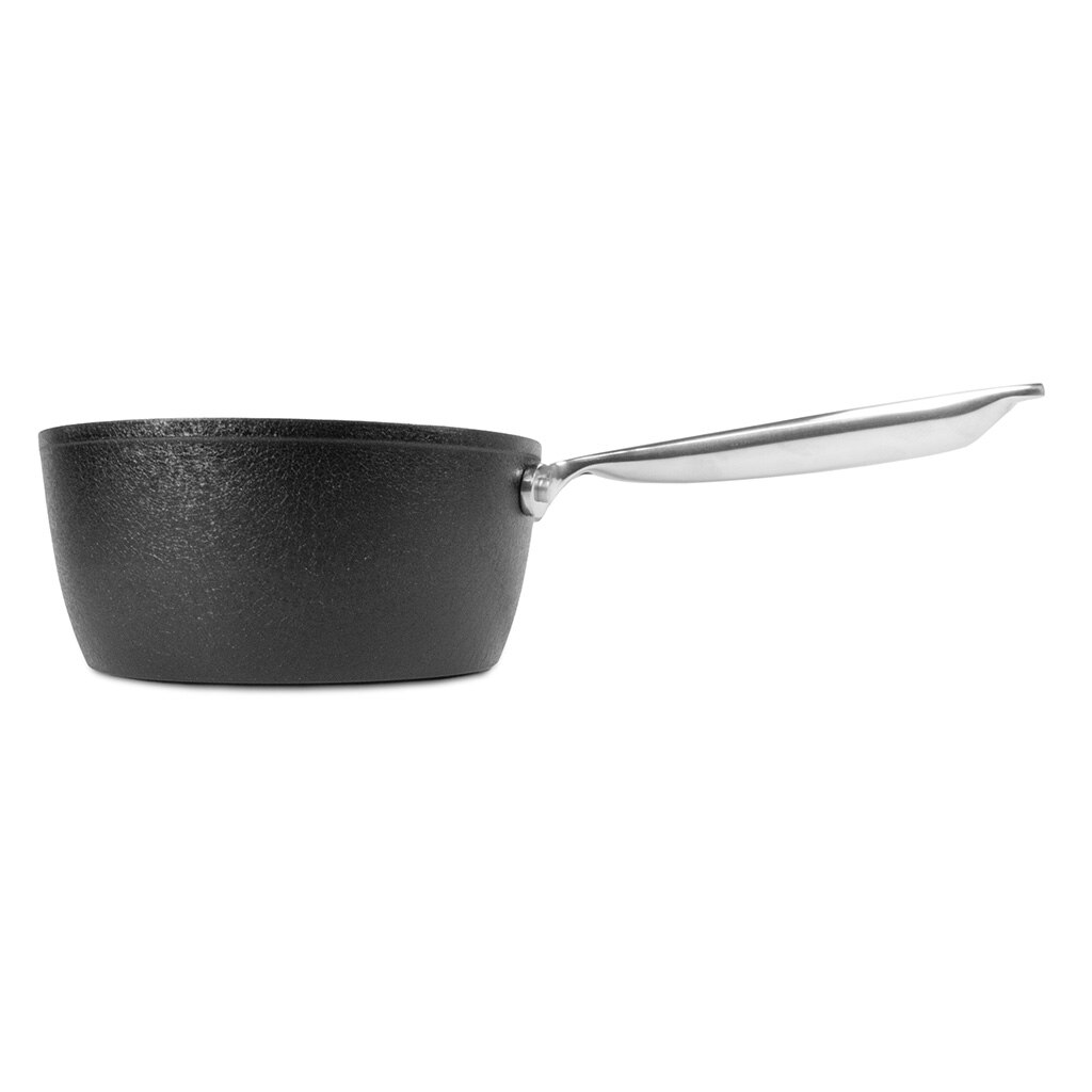 Cratita maner lung Moneta, Aluminiu, Inductie, Negru, 16 cm - eMAG.ro
