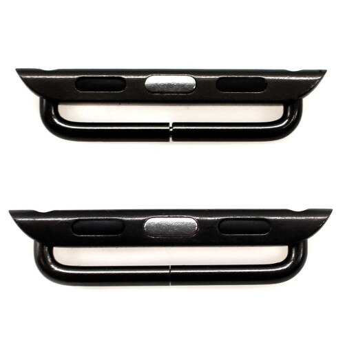 Катарама iUni за Apple Watch 1/2/3/4/5/6/7 38 мм Стомана Черен - eMAG.bg