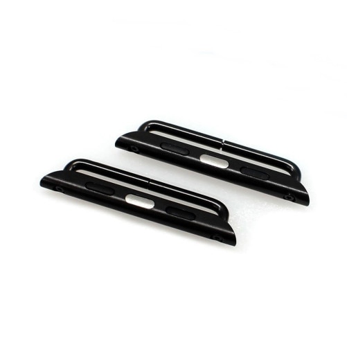 Катарама iUni за Apple Watch 1/2/3/4/5/6/7 38 мм Стомана Черен - eMAG.bg