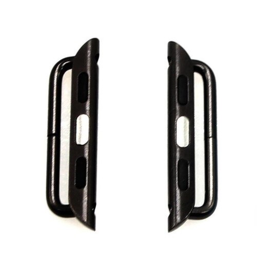 Катарама iUni за Apple Watch 1/2/3/4/5/6/7 38 мм Стомана Черен - eMAG.bg