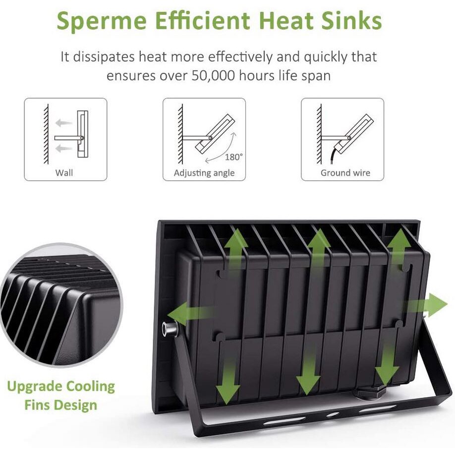 Set 2 proiectoare LED RGB de podea Novostella, cu telecomanda, 60W ...