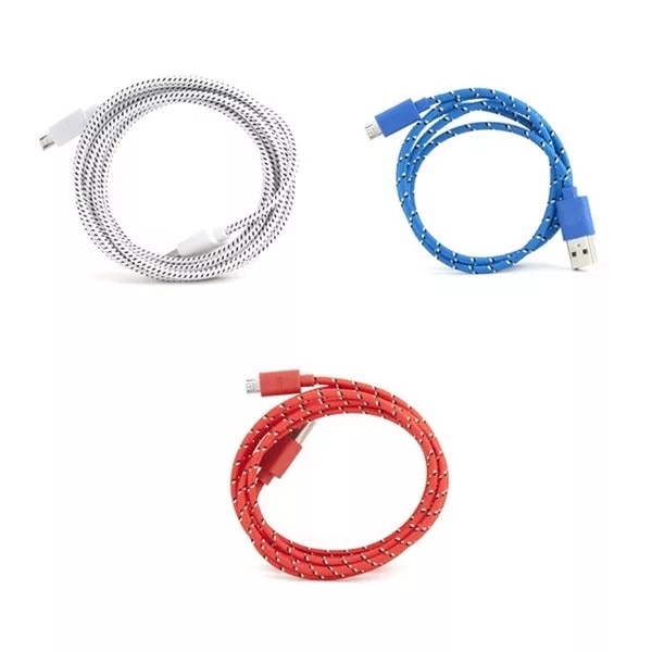 Cablu de date, Kikkerland, USB - micro USB, 3 m, Diverse culori - eMAG.ro