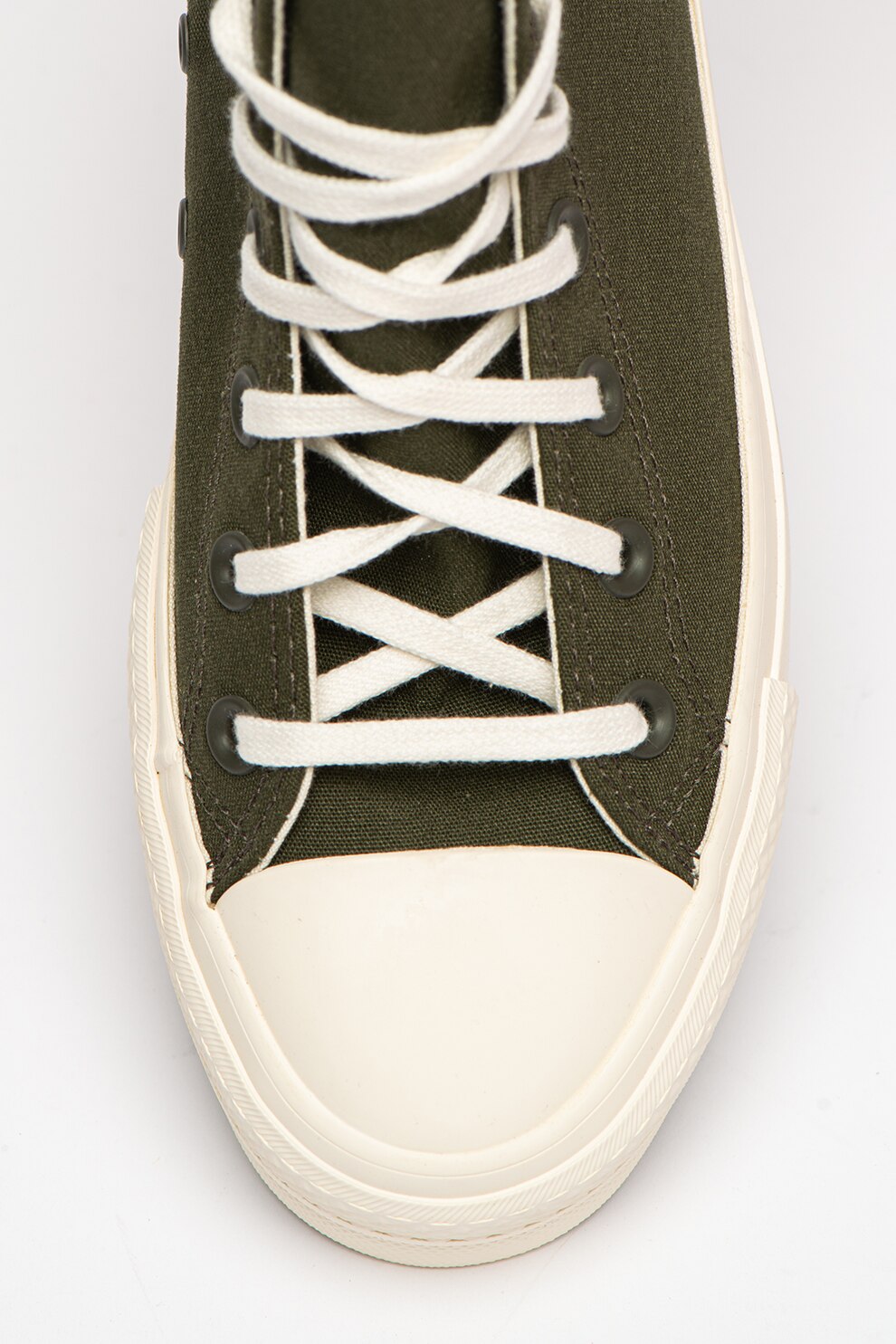 Converse, Tenisi mid-high Chuck Taylor All Star, Verde militar, 5 - eMAG.ro