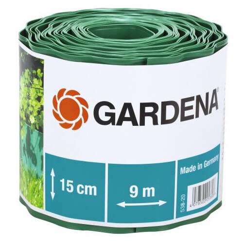 Bord de gradina, Gardena, 15 cm x 9 m, Verde - eMAG.ro