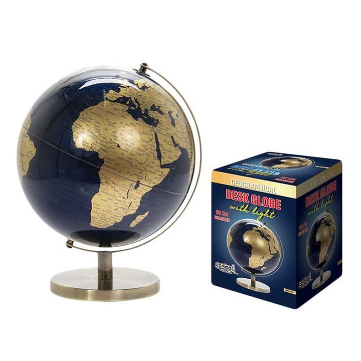 Glob pamantesc S-cool, cu lumina, lux, 25 cm - eMAG.ro