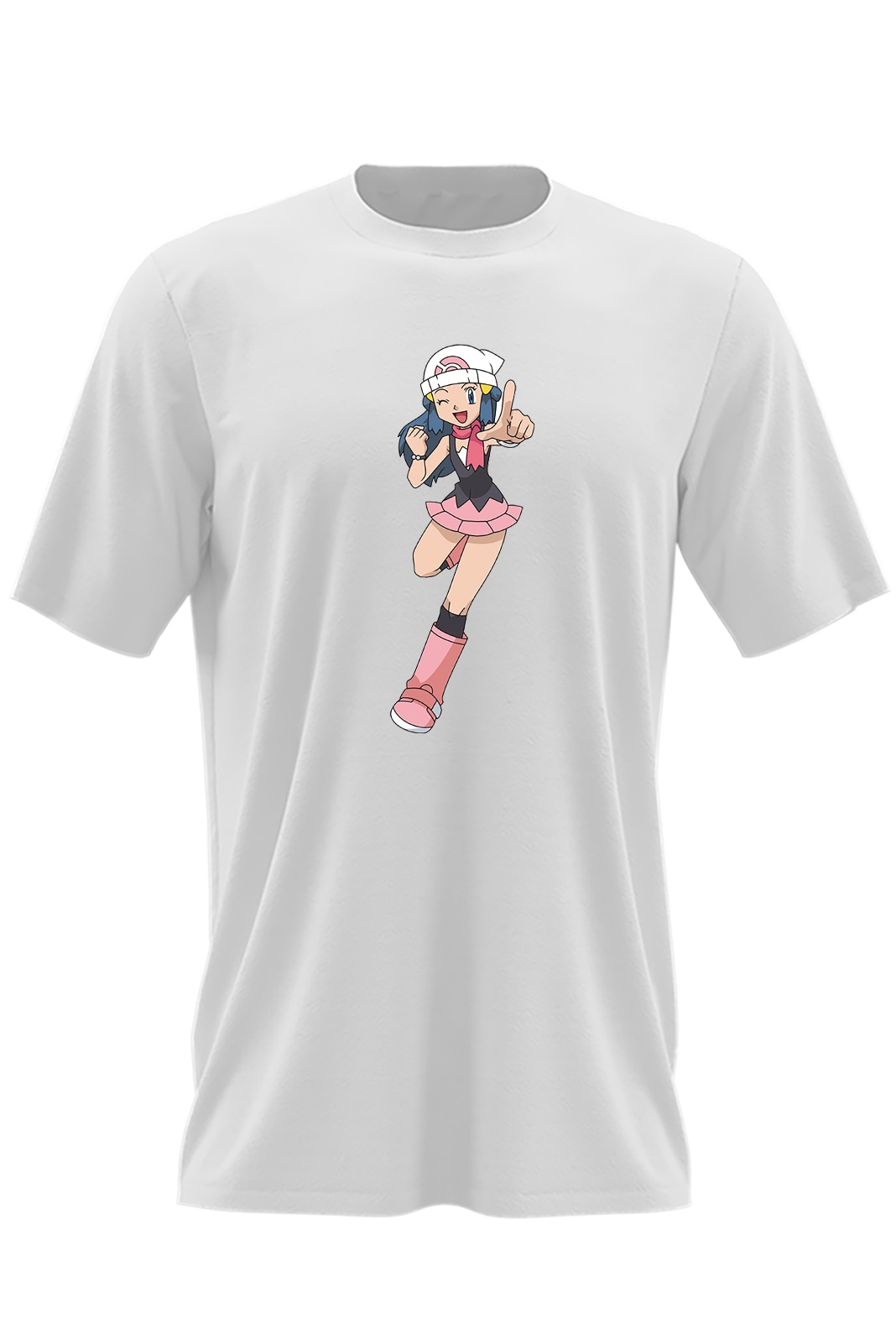 Tricou barbati Pokemon Go Anime Girl Manga, alb, marime XL - eMAG.ro