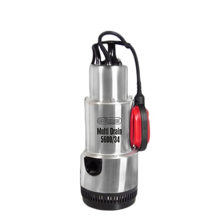 Pompa submersibila, Elpumps, Multidrain, 900 W, 5600 l/h, Argintiu - eMAG.ro