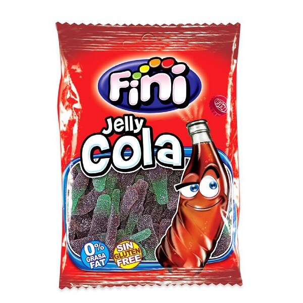 Fini 75-85G Cola Bottles (Jelly) Gluténmentes, 0% Zsír (Cola ízű ...