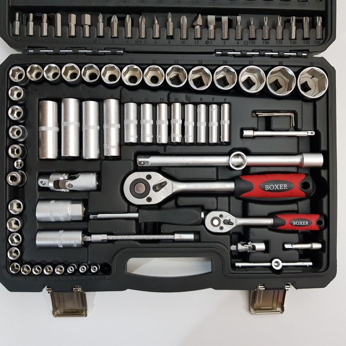 Trusa Chei Tubulare si Fixe 110 Piese BOXER - eMAG.ro