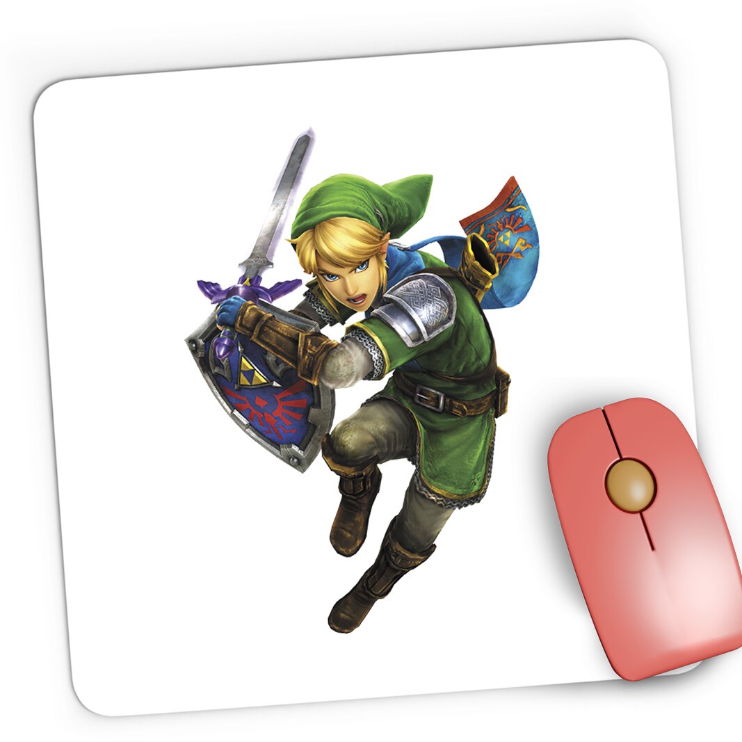 Mousepad Gaming Legend of Zelda Link Elf, 21x19 cm - eMAG.ro