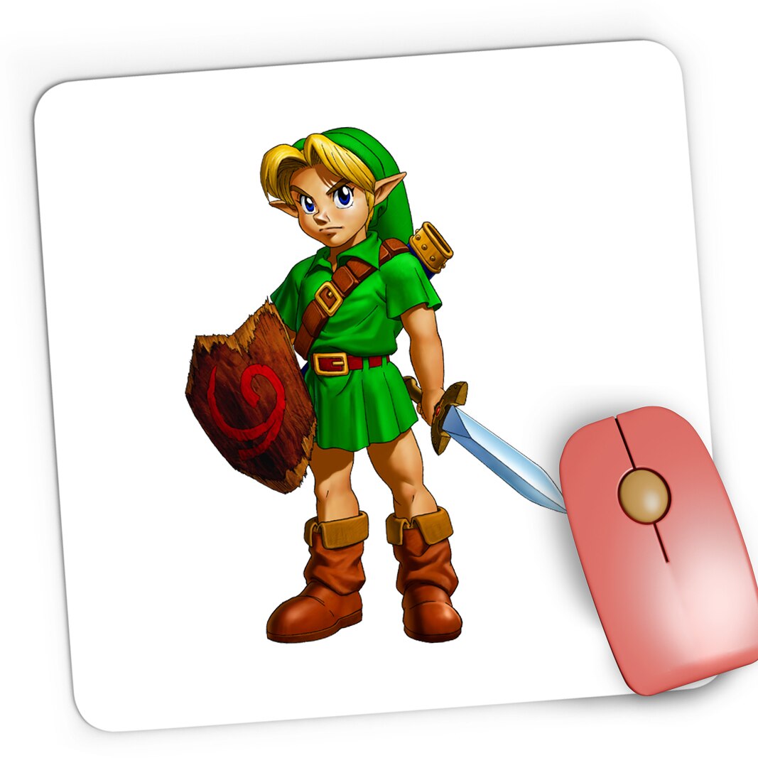 Mousepad Gaming Legend of Zelda Link Bebe Elf, 21x19 cm - eMAG.ro