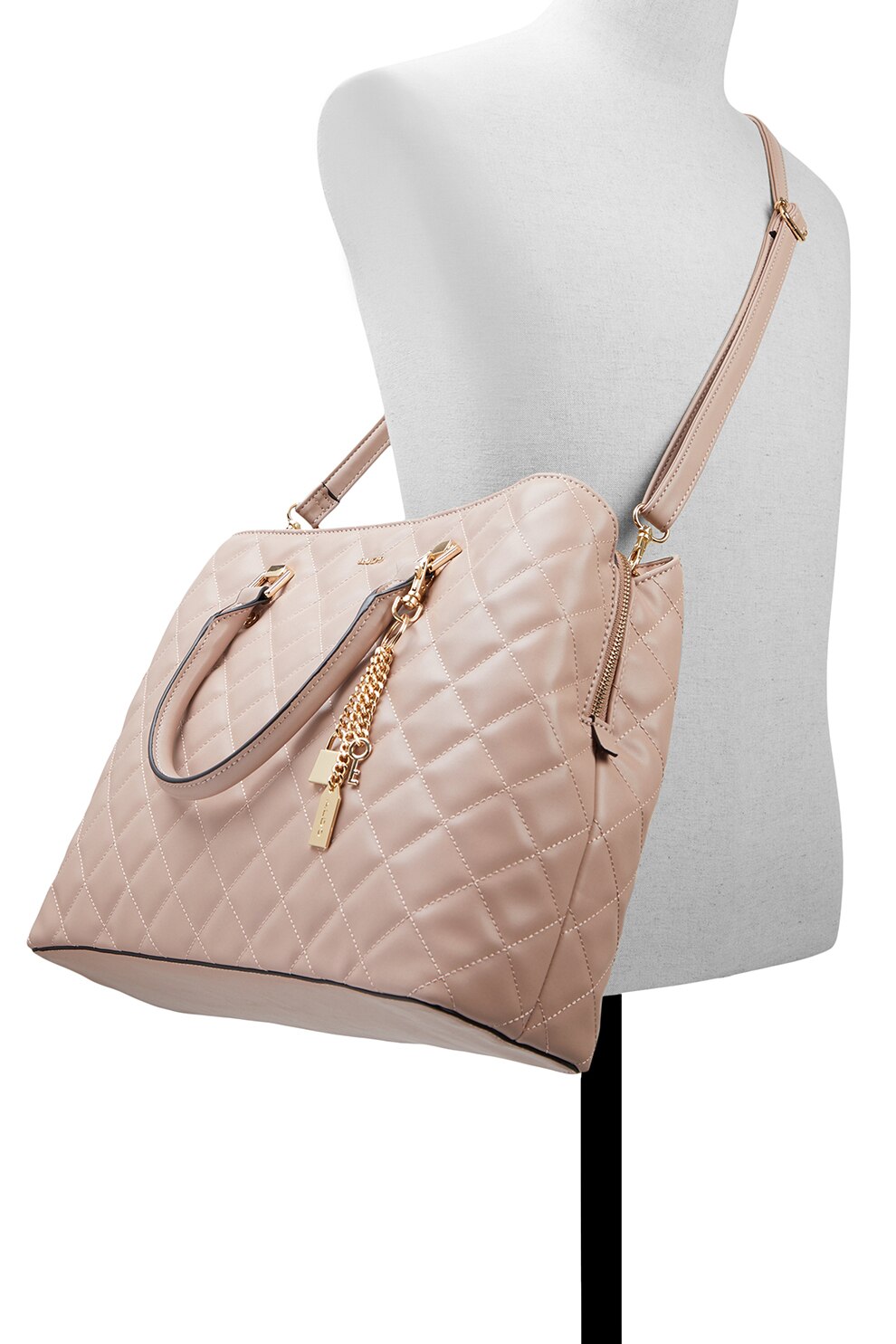 Aldo, Капитонирана чанта Chipper, Бледорозов - eMAG.bg