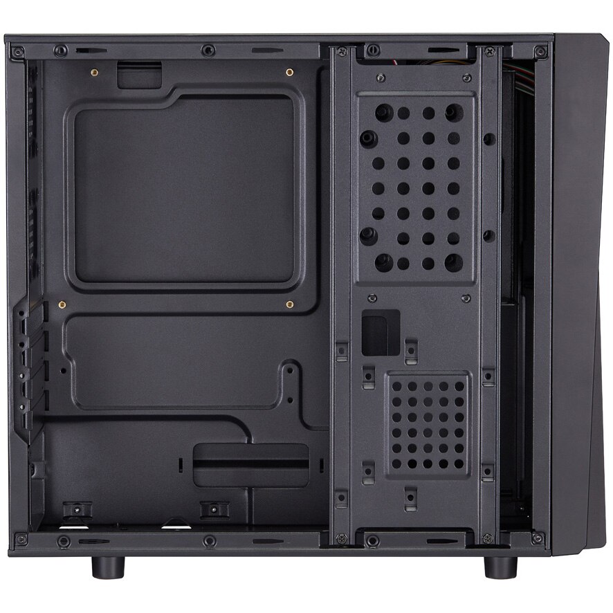 Carcasa FSP CST110, Mini Tower, fara sursa, mATX, Black - eMAG.ro