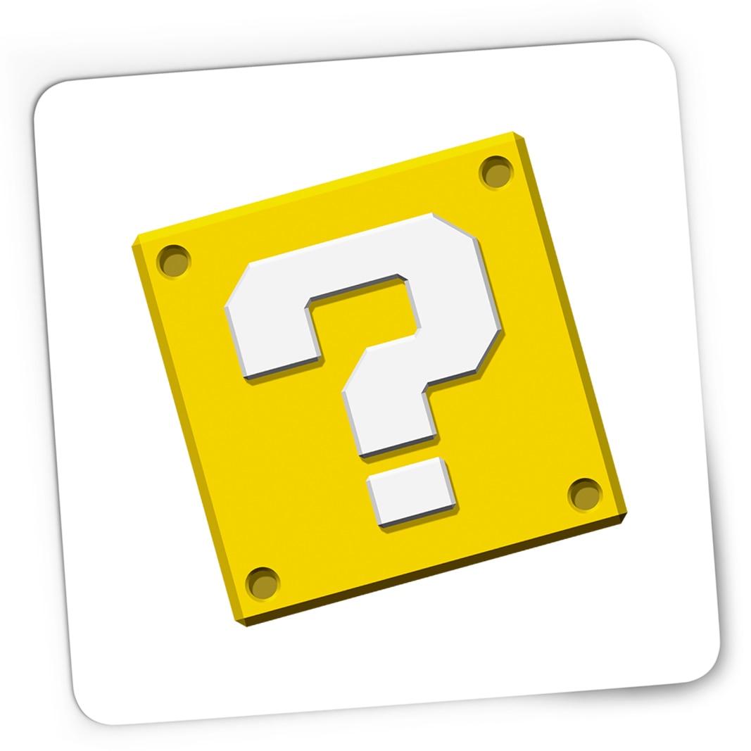 Gaming Egérpad Super Mario Bros Question Mark Odyssey, 21x19 cm - eMAG.hu