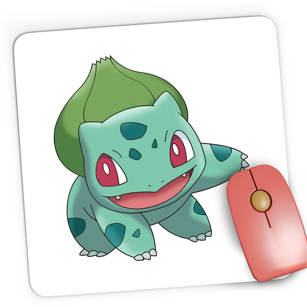 Подложка за мишка Gaming Bulbasaur Pokemon Minecraft, 21x19 см - eMAG.bg