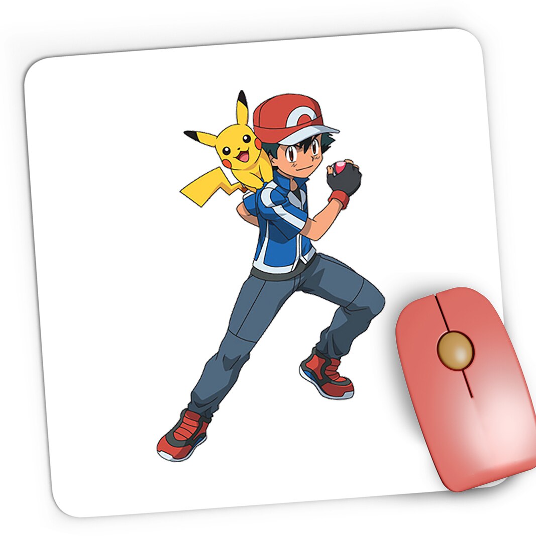 Mousepad Gaming Pokemon Go Ash Pikachu TikTok Tik Tok, 21x19 cm - eMAG.ro