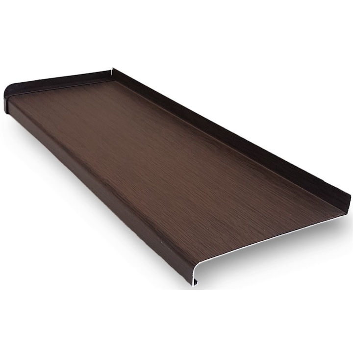 Set pervaz aluminiu, latime 30 cm x 59 cm lungime, wenge, cu capace ...