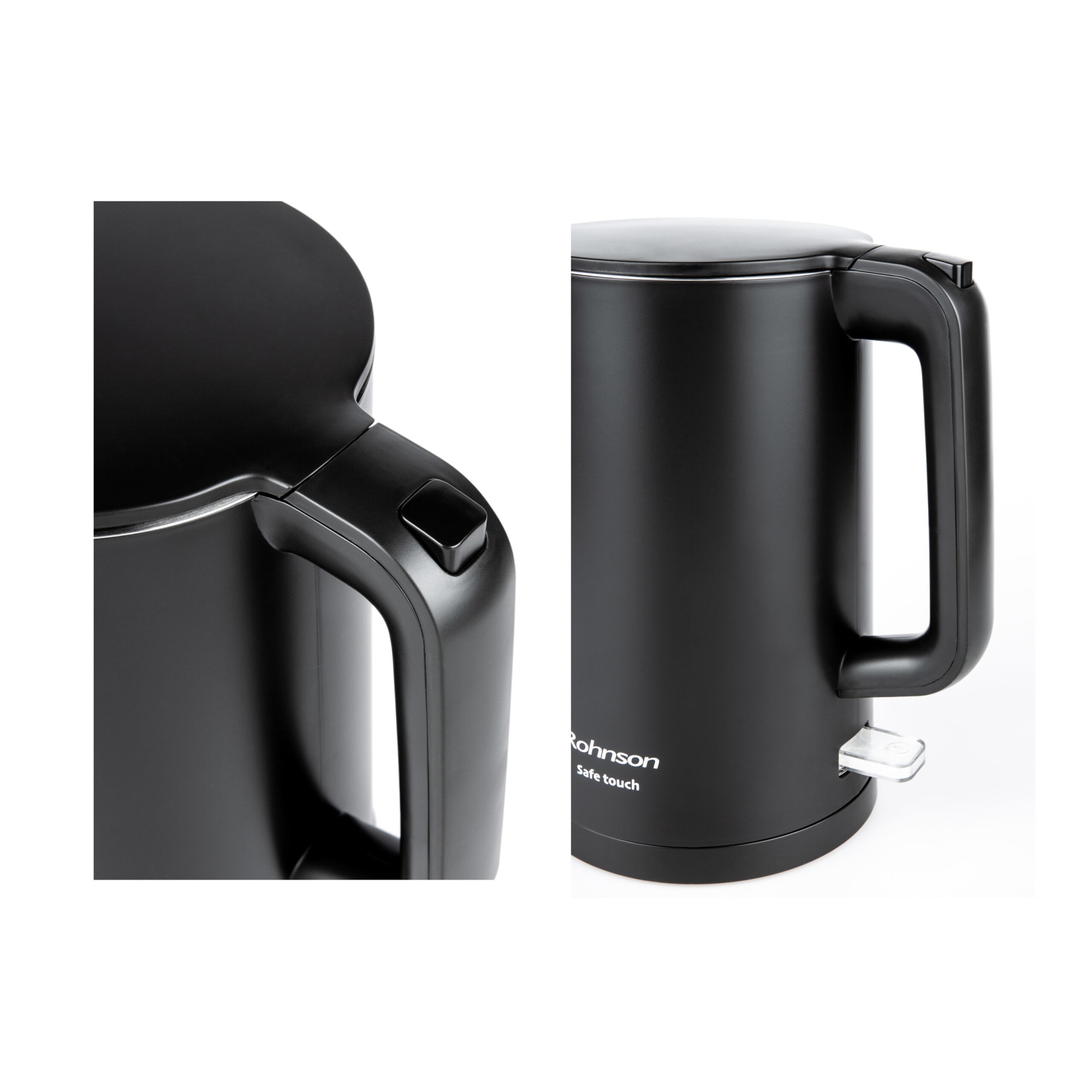 Fierbator electric Rohnson R7520 Easy Touch, 2200W, 1.7L, 45-75° - eMAG.ro