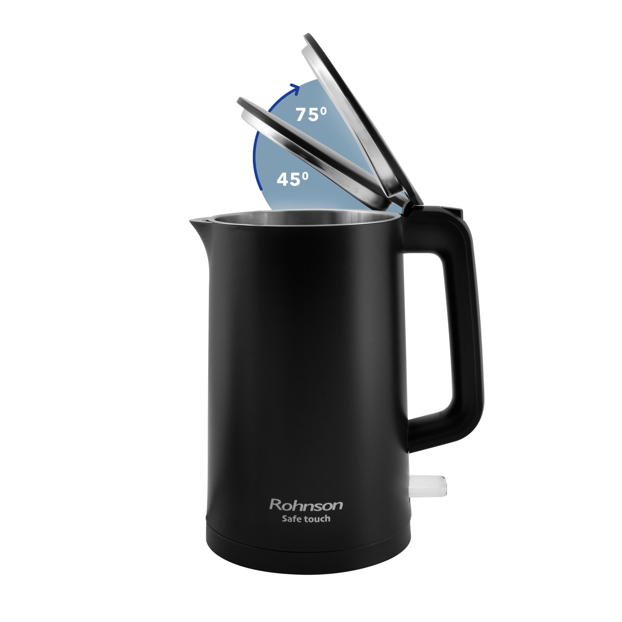 Fierbator electric Rohnson R7520 Easy Touch, 2200W, 1.7L, 45-75° - eMAG.ro