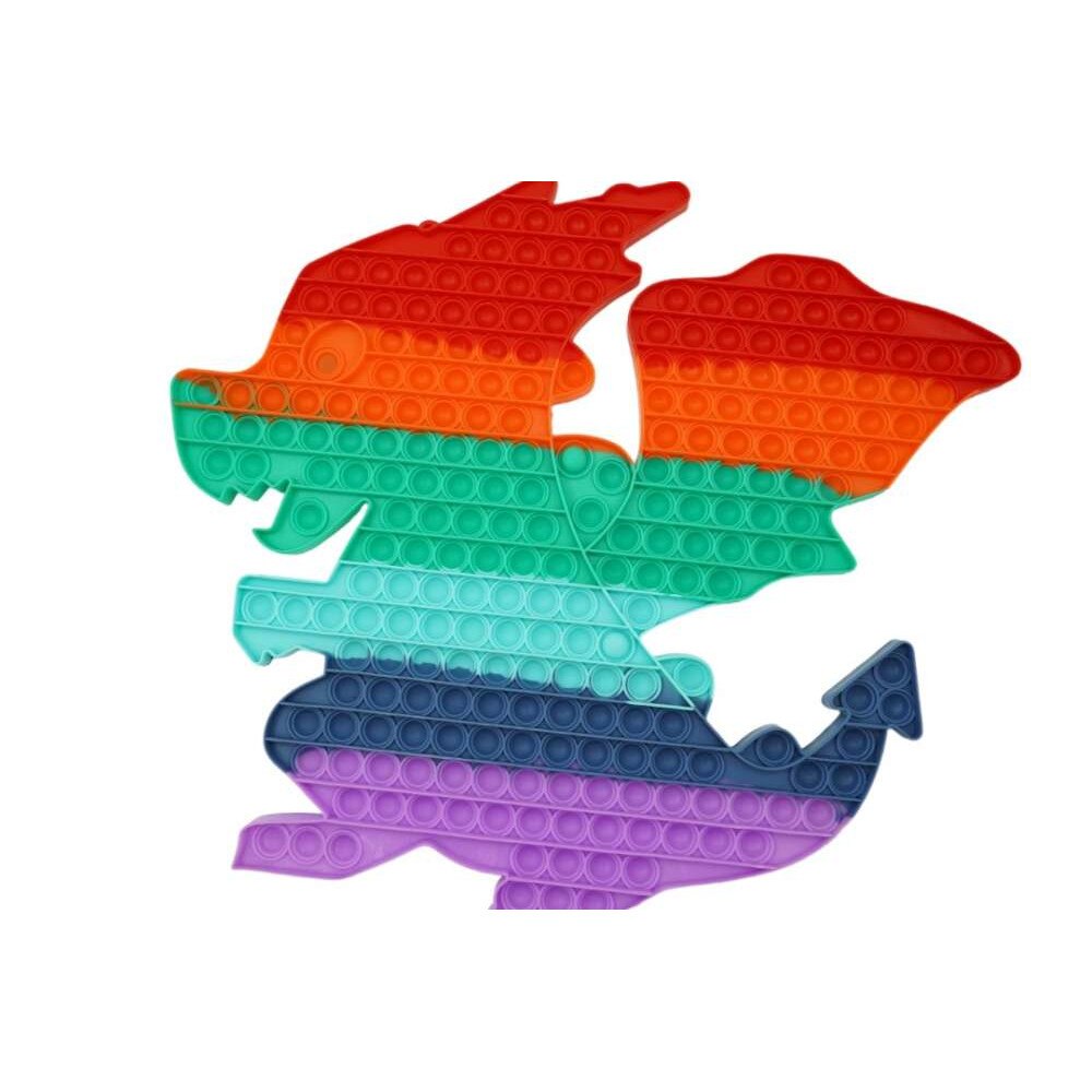 Aнтистрес играчка Flippy Pop It, дракон, многоцветен - eMAG.bg