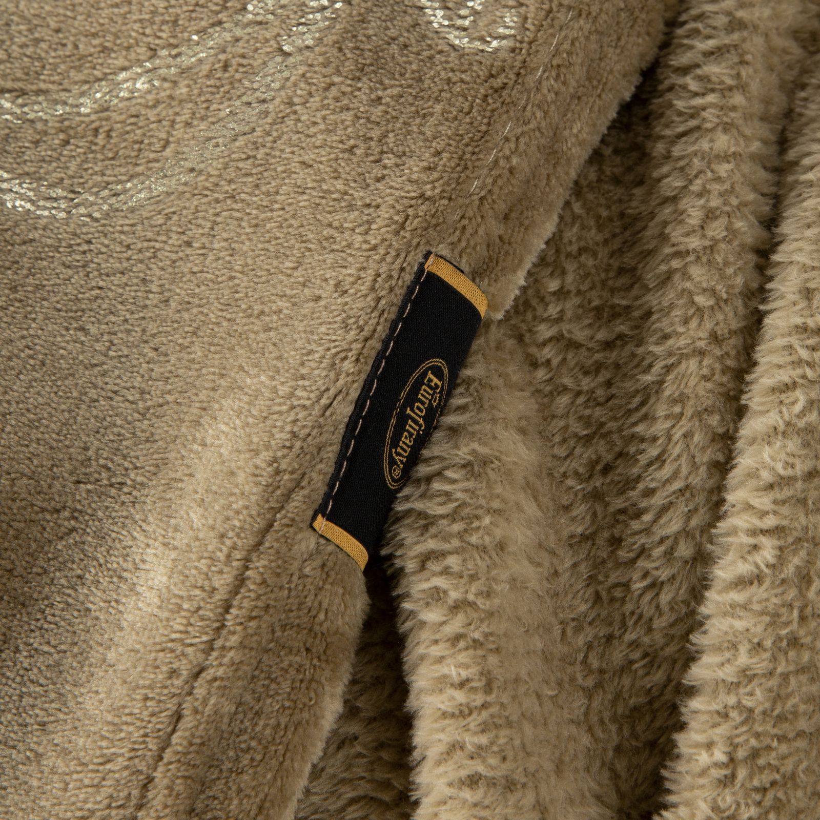 Cuvertura de Pat, Patura pled, Eurofirany, 150X200, STELA, Bej inchis ...