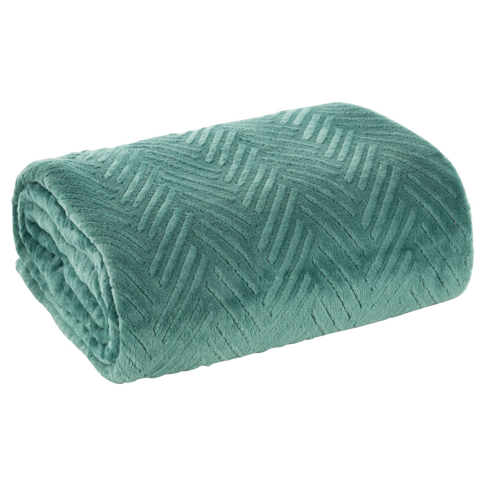 Cuvertura de Pat, Patura pled, Eurofirany, 150x200, MERY1, Turcoaz ...