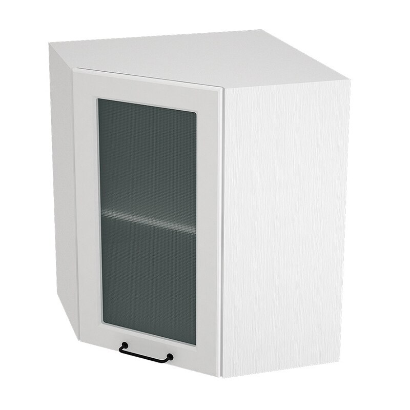 Corp superior colt cu geam VU 590 Nisa Royal blanco MDF vopsit 592 mm ...