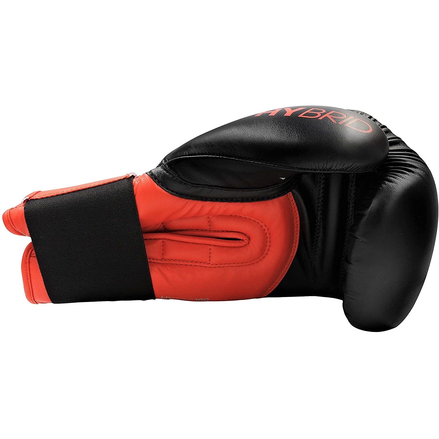 Manusi box, ADIDAS, Hybrid 100, piele sintetica, prindere velcro, rosu ...