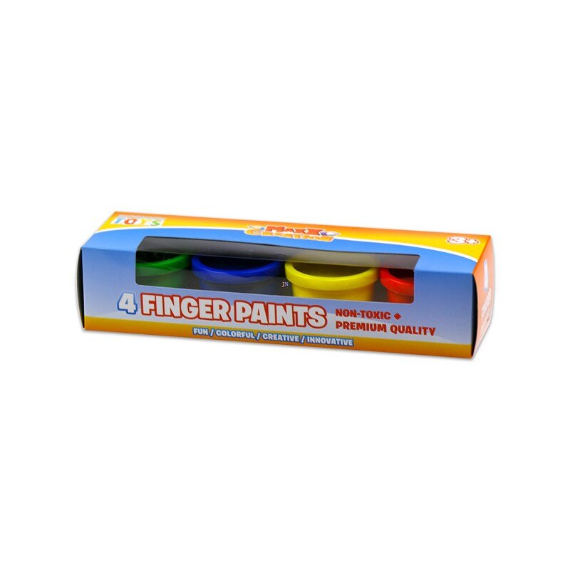 Set Acuarele Guase pentru pictat cu degetele Finger Paint, MaxxCreation ...