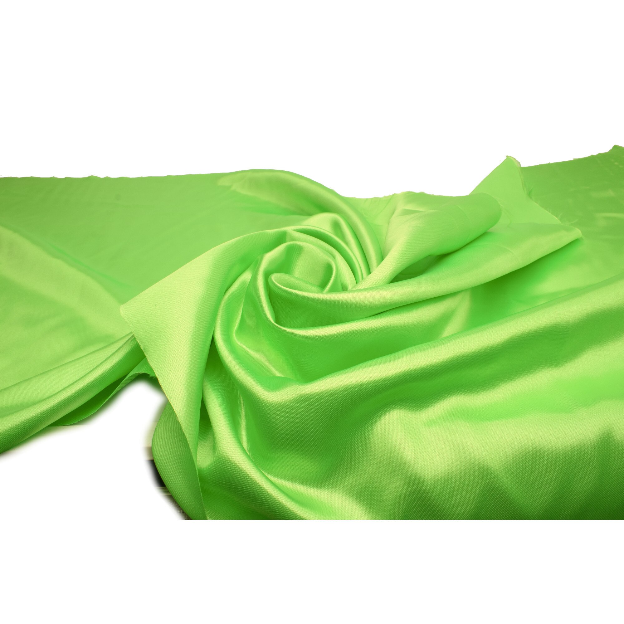 Satin neteda fara licra, culoare Lamaie verde, 50 cm x 150 cm - eMAG.ro