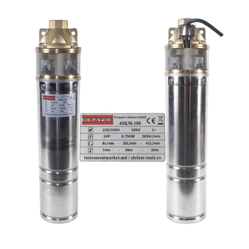 Pompa de apa submersibila kratos 4skm-150 1.1kw - eMAG.ro