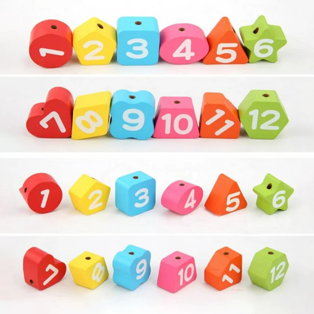 Jucarie 3 in 1 Ceas, Puzzle si Joc de snuruit din lemn, WD7024-A RCO ...