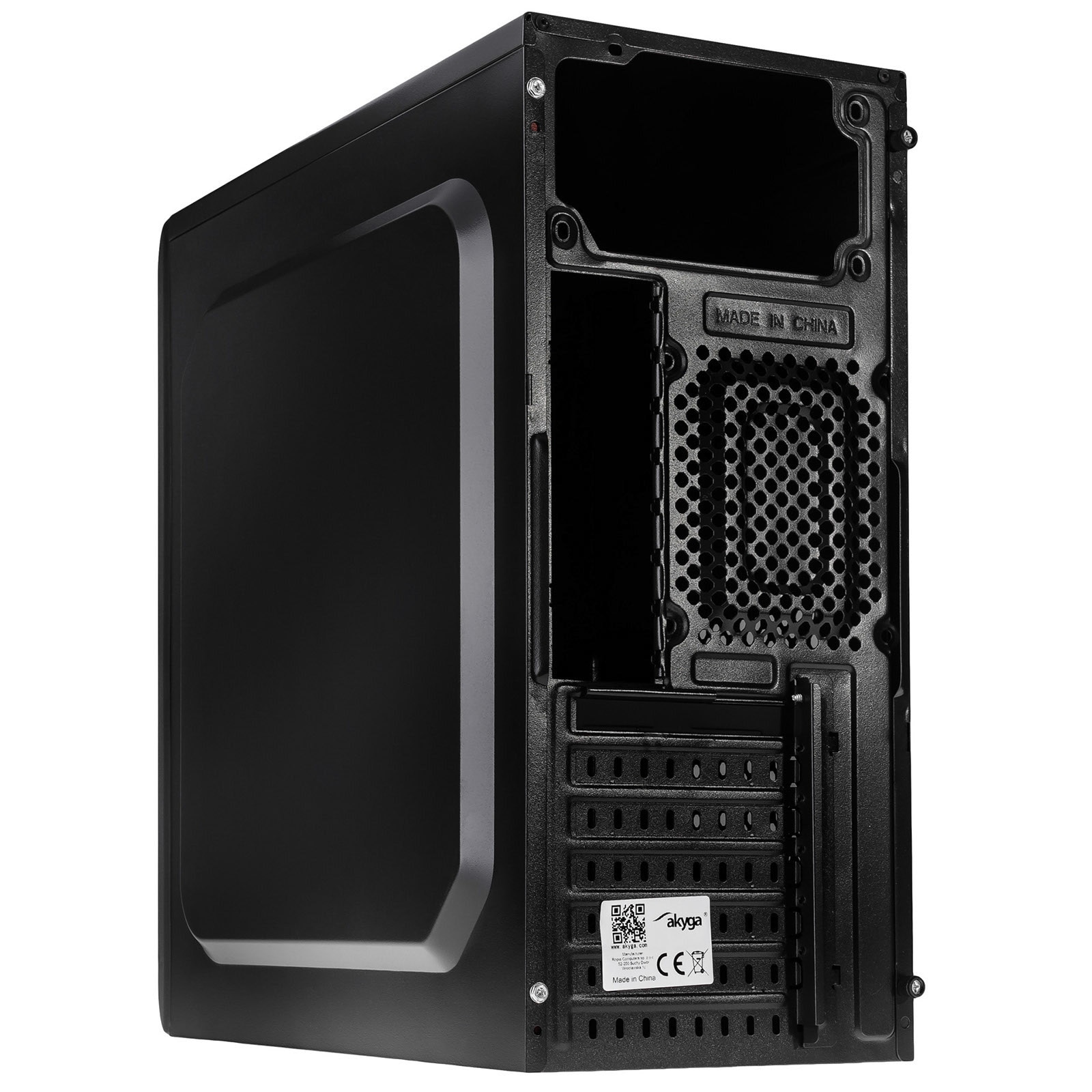 Carcasa PC, Akyga, MIDI ATX, Negru - eMAG.ro