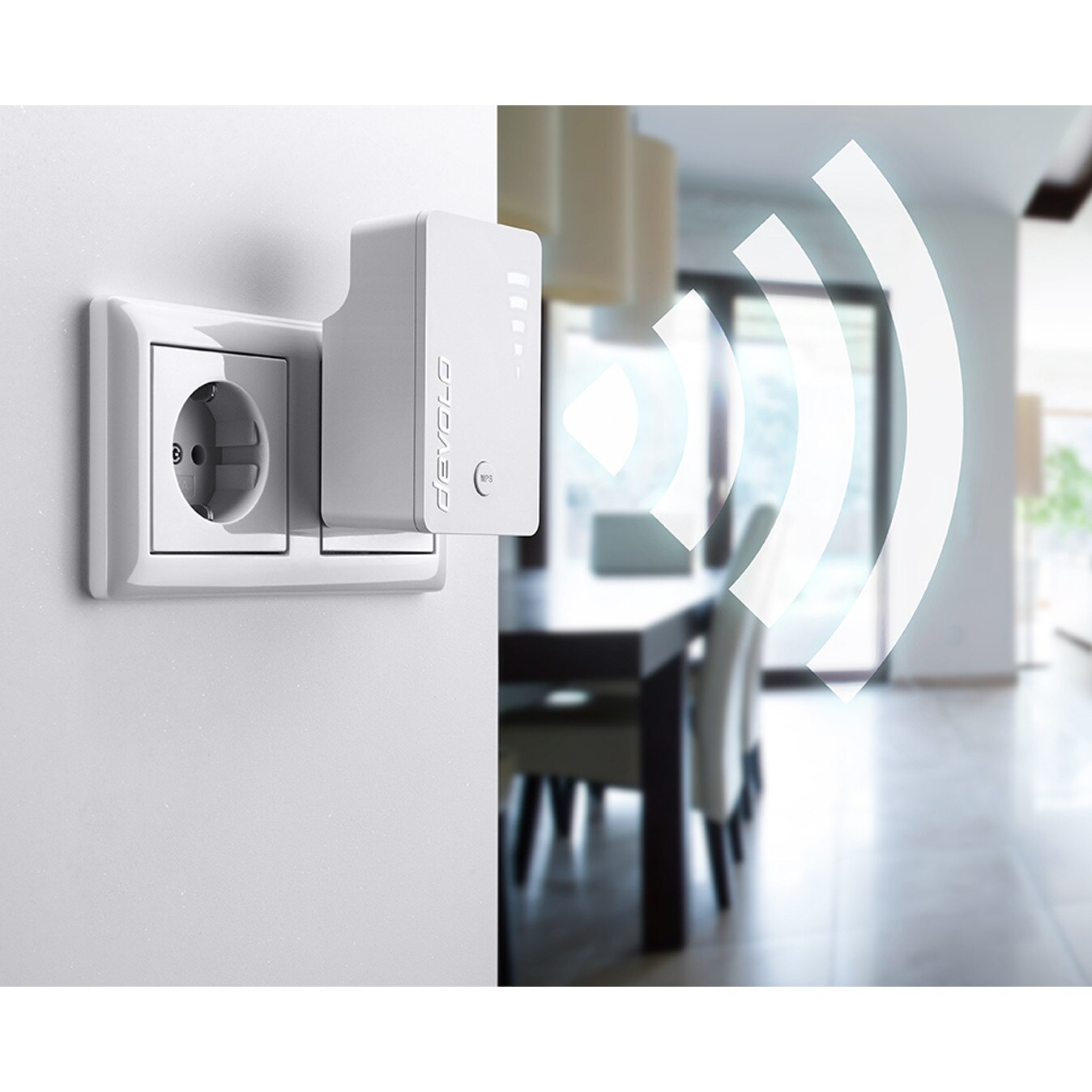 Amplificator WiFi, devolo WiFi Repeater ac, 1200Mbps, Extender WiFi, 1x ...