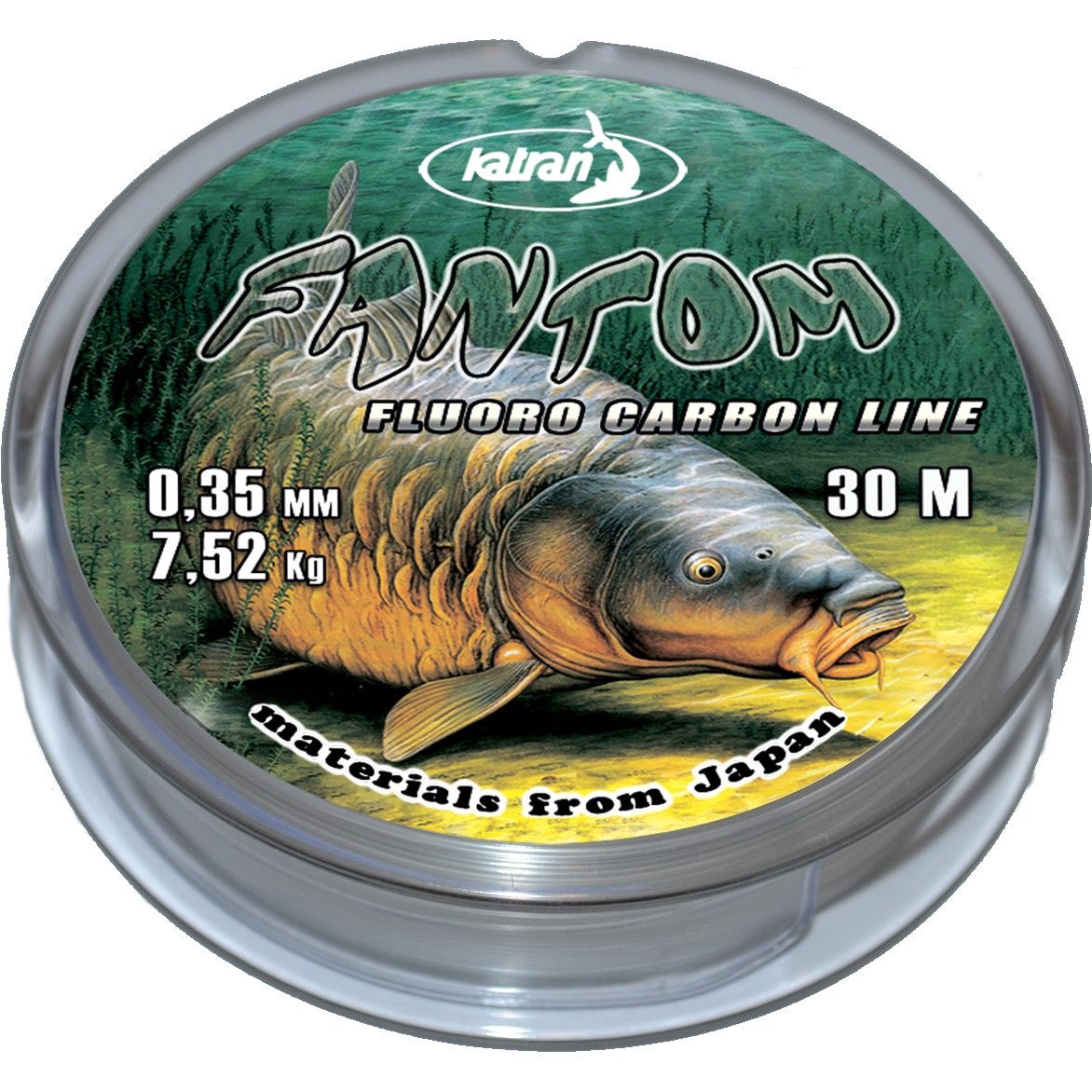 Fir pescuit Katran 100% Fluorocarbon, Fantom, 0,35 mm, 30 m - eMAG.ro