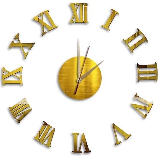 Ceas Perete Roman Style, Gold Q Design - eMAG.ro