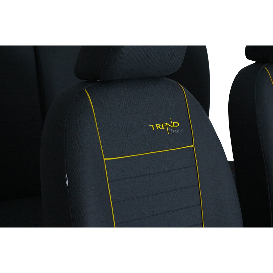 Set huse scaune auto Trend Line Exclusive, 9 piese, Galben - eMAG.ro