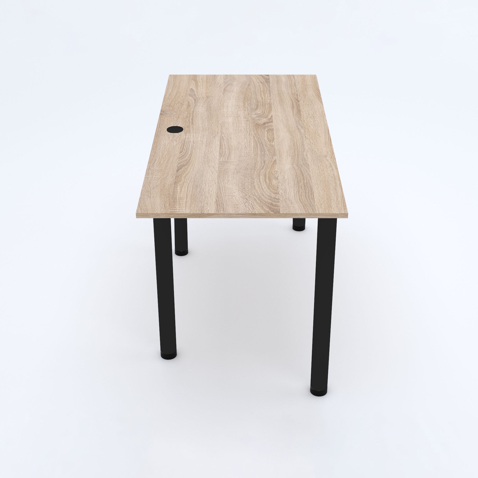 Birou PC, Metal/PAL, 90 cm x 50 cm, Bej/Negru - eMAG.ro