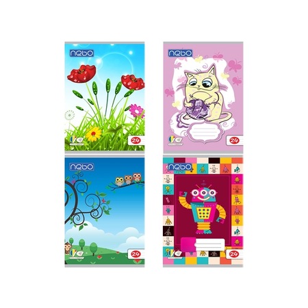 Set 20 Caiete A5 Tip II, 24 de file, Nebo - eMAG.ro