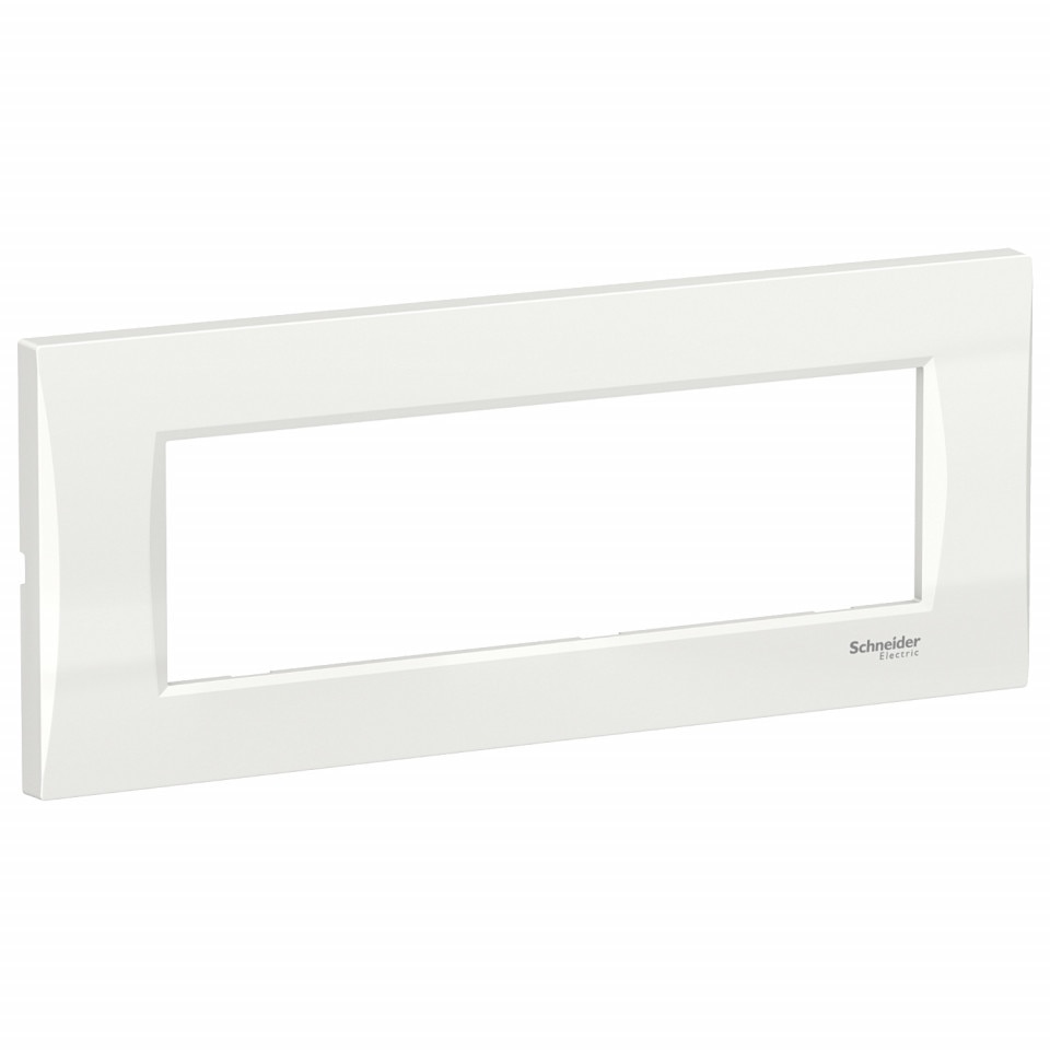 Rama 7 module curbata, alba, Schneider Easy Styl - eMAG.ro