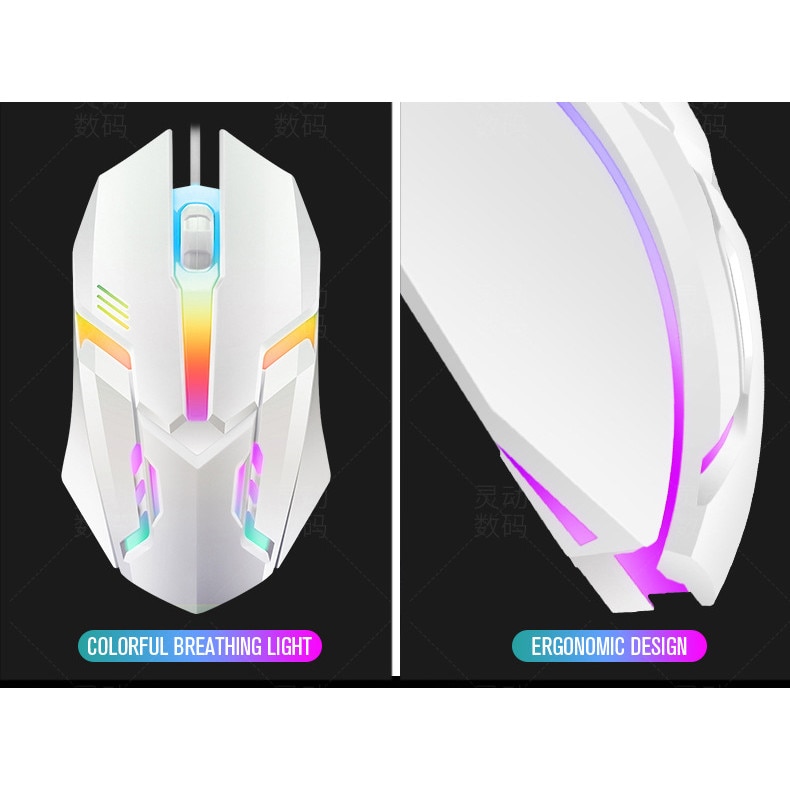 Set tastatura mecanica si mouse, Angel City, Combo RGB, Gaming, 104 ...