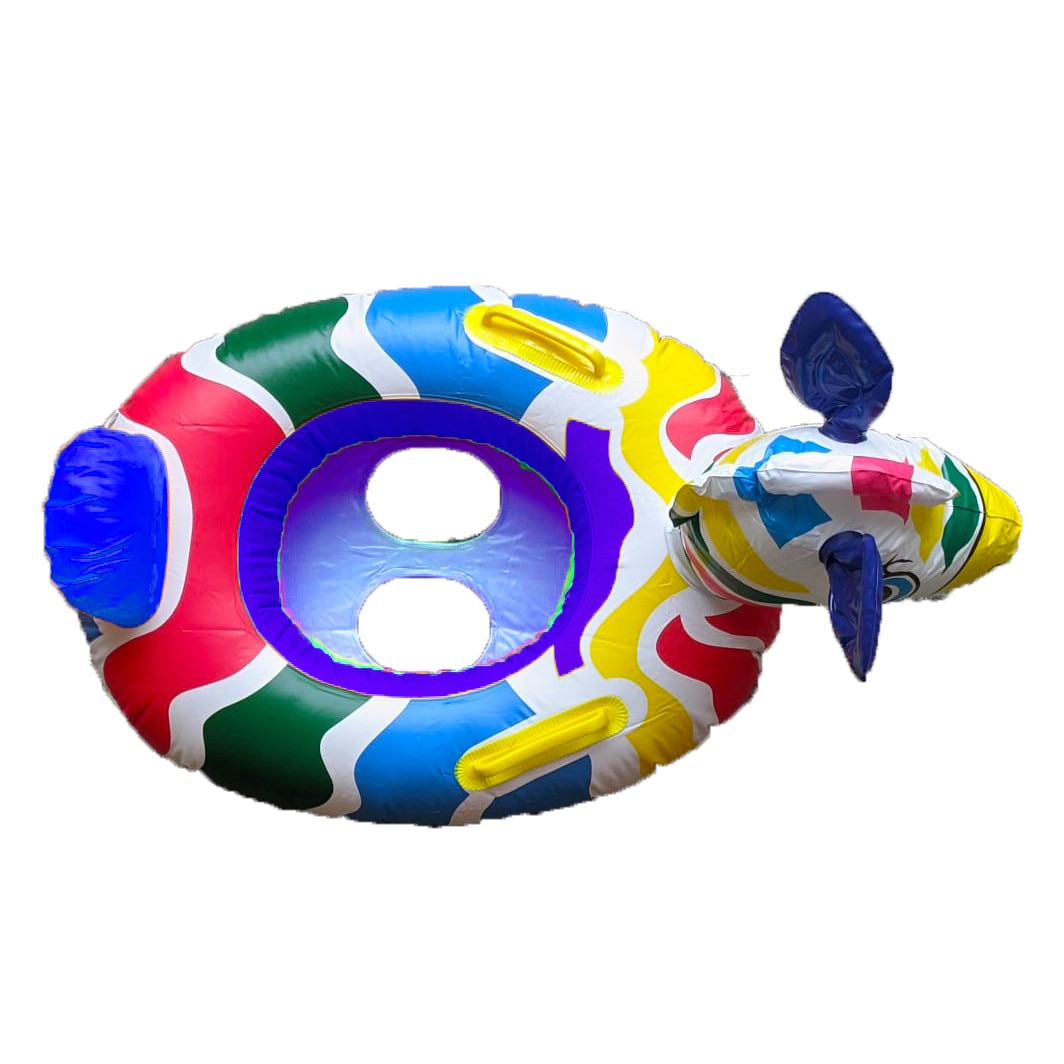 Colac pentru plaja in forma de calut, 70x45x35 cm, albastru - eMAG.ro